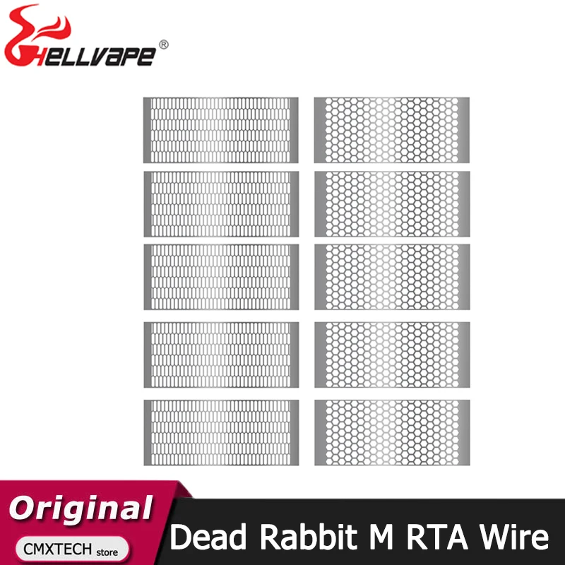 10pcs-box-Original-Hellvape-Dead-Rabbit-M-Meshed-Wire-0-15ohm-SS316L-0 ...