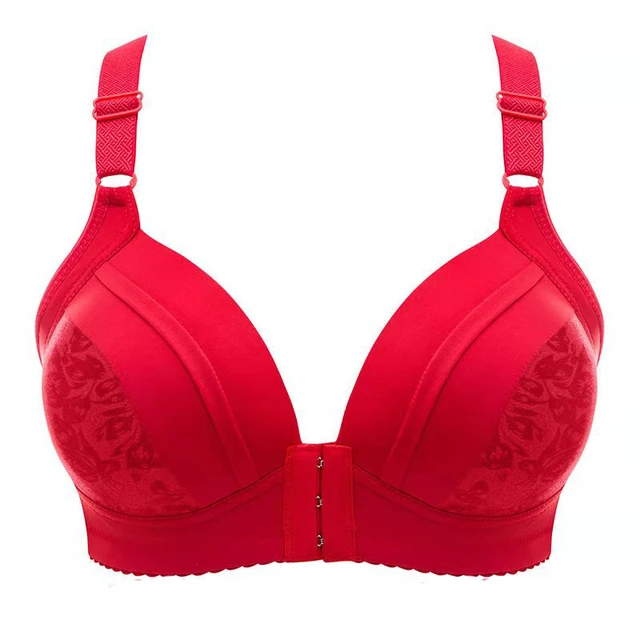 No Steel Ring Thin Section Front Button Bra Women's Underwear Free ...