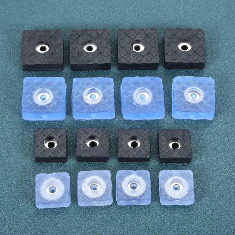 12pcs-Square-Furniture-Leg-Protect-Pad-w-screw-PVC-22mm-30mm-Anti-slip ...