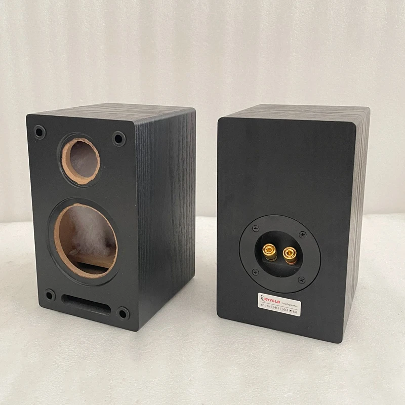 KYYSLB 3 Inch Two-way Speaker Empty Box Shell DIY Amplifier Wood ...