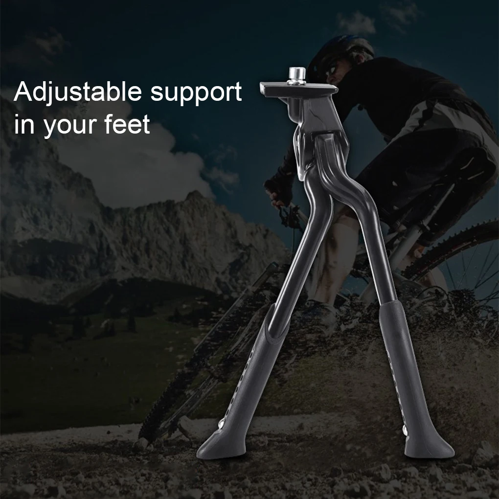 Black-Double-Leg-Kickstand-For-Mountain-Bikes-Stable-And-Non-skid-Wide ...