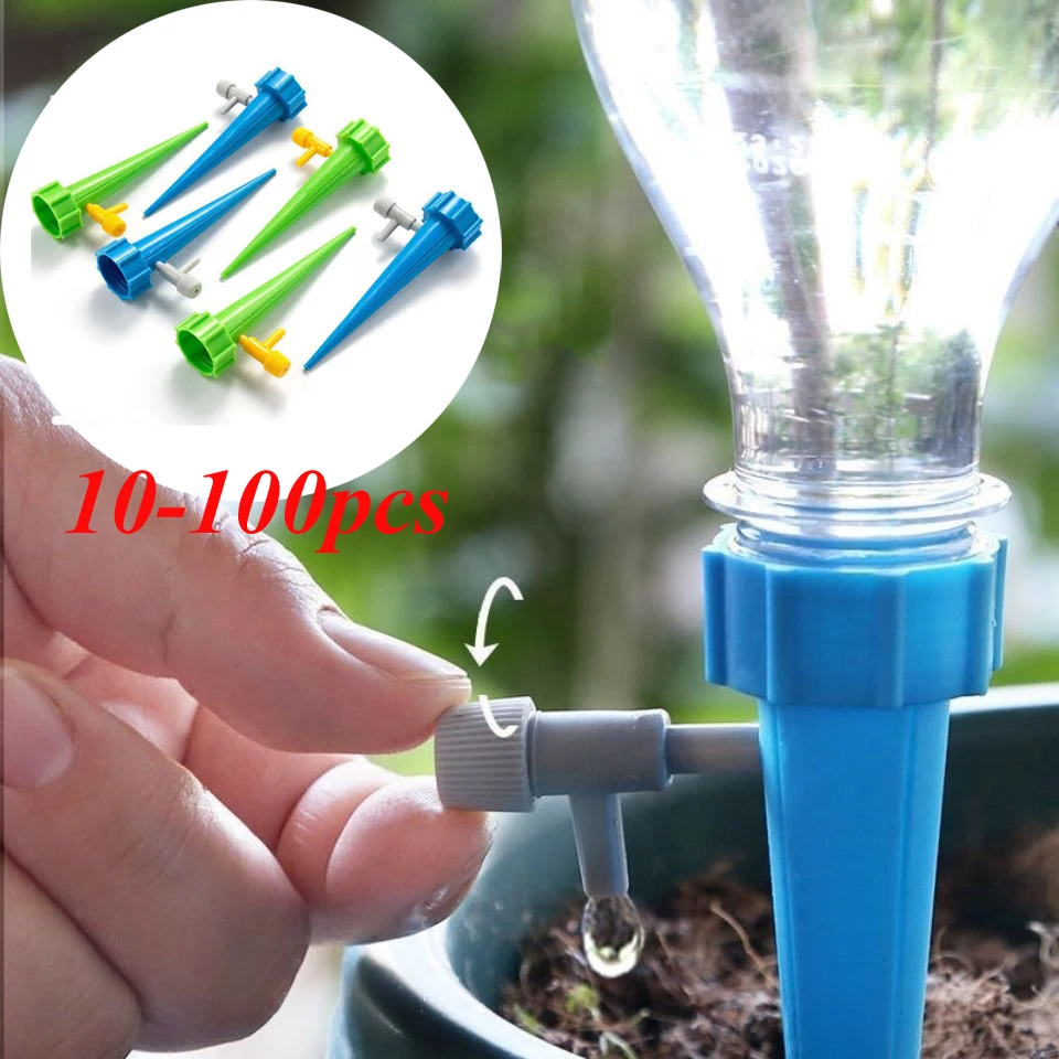 10-100pcs-Irrigation-Dropper-Kits-Drip-Irrigation-Set-Automatic ...