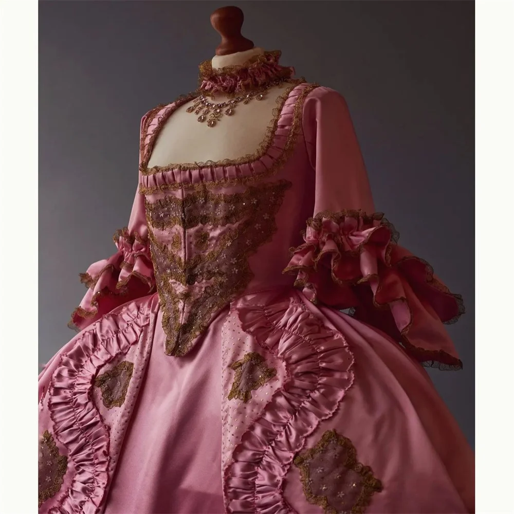 18th Century Robe a la francaise Rococo Baroque Dress Ball Gown Costume ...