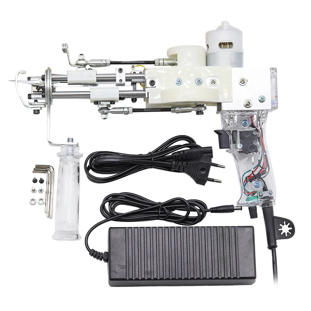 2 In 1electric needle tufting gun, tufting gun, double material silent ...
