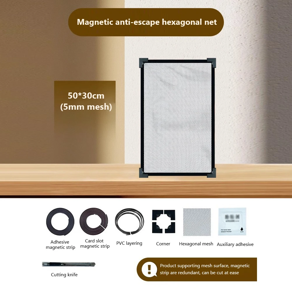 DIY-Magnetic-Aquarium-Anti-Jumping-Net-Cover-Fish-Tank-Mesh-Screen ...