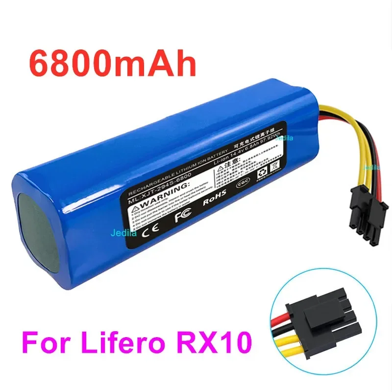 14-4V-6800mAh-Original-Rechargeable-Li-ion-Battery-for-Lifero-Robot ...