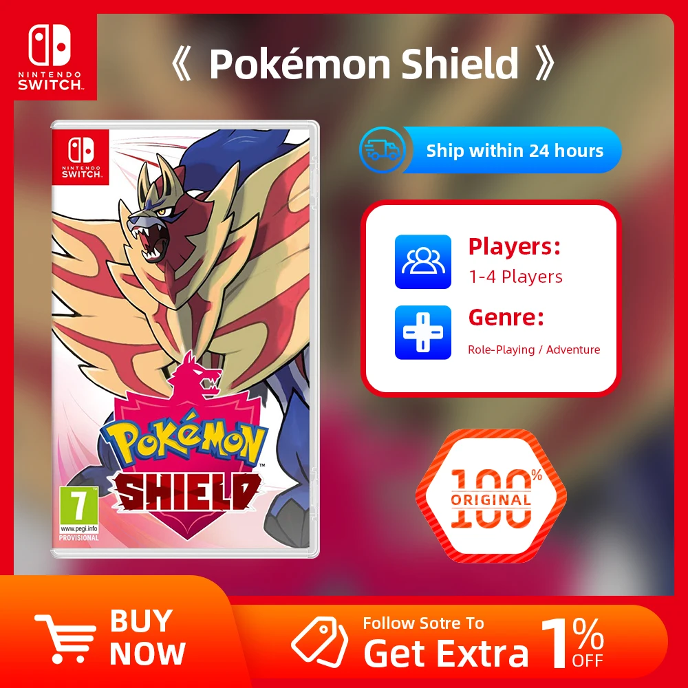 Nintendo Switch Game Pokemon Shield TV Tabletop Handheld Play Modes ...