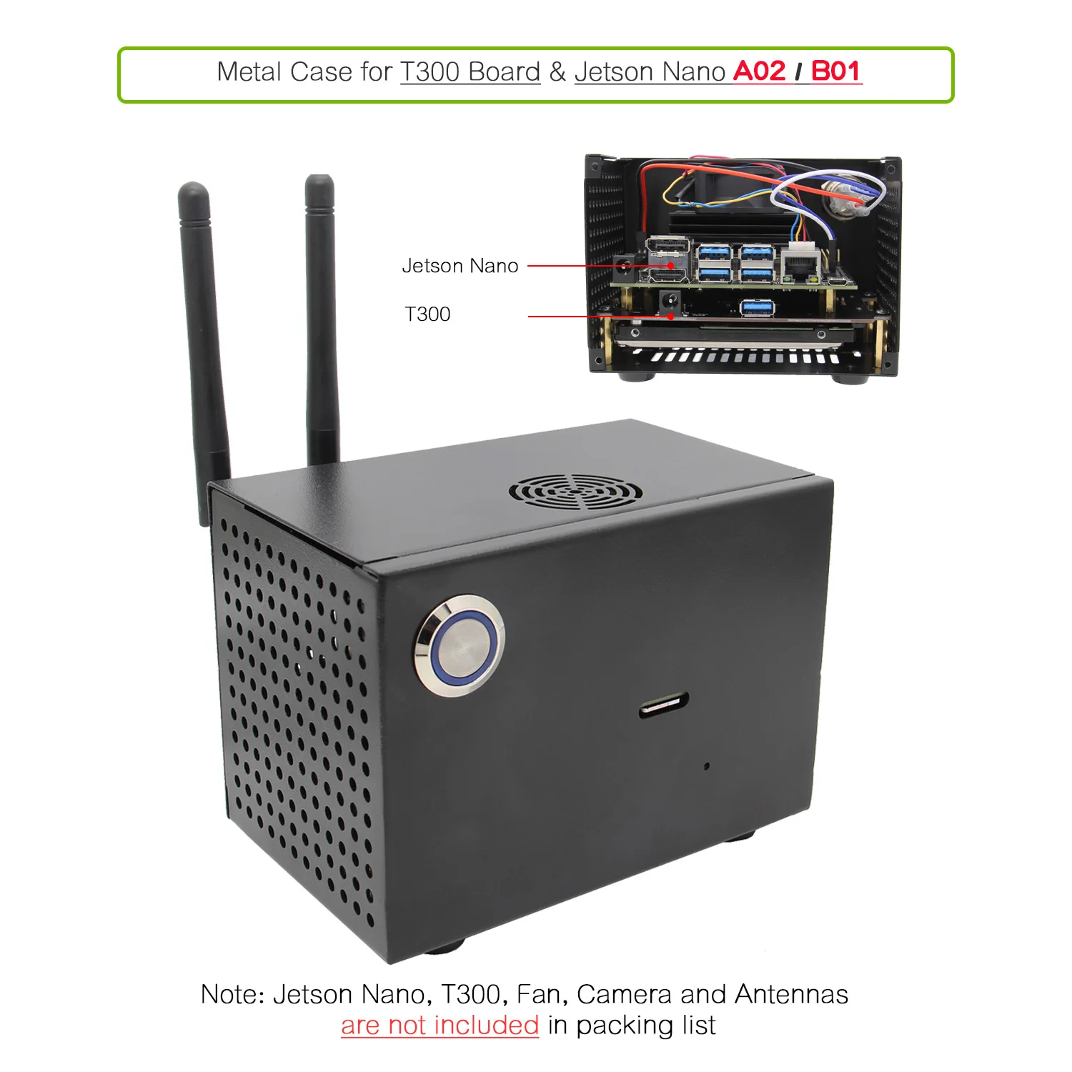 NVIDIA-Jetson-Nano-T300-Metal-kasa-NVIDIA-Jetson-Nano-geli-tirici-kiti ...