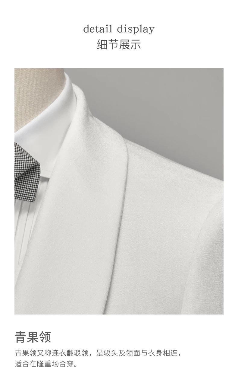 Shop Our Tailor Made White Tuxedo Man Suit for Weddings