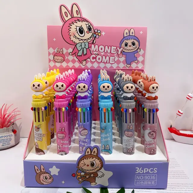 Cute Classroom Pens 60 Pack Multicolor Pens 4-in-1 | Cute Kids Pens ...
