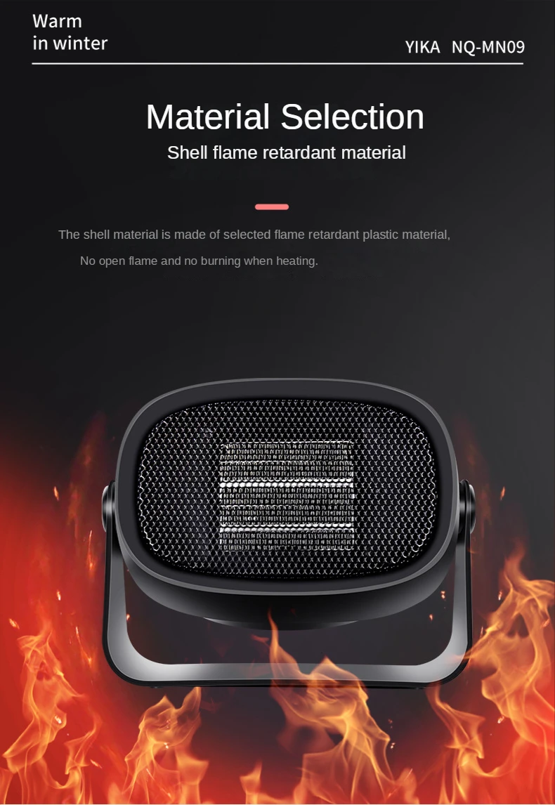 Radiateur d'appoint,Radiateur électrique Portable 500W,Mini radiateur ...