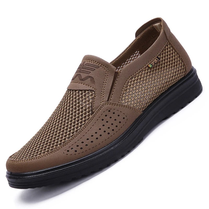 Mesh Breathable Slip-On Shoes for Men Men's Sneakers Male Loafers ...
