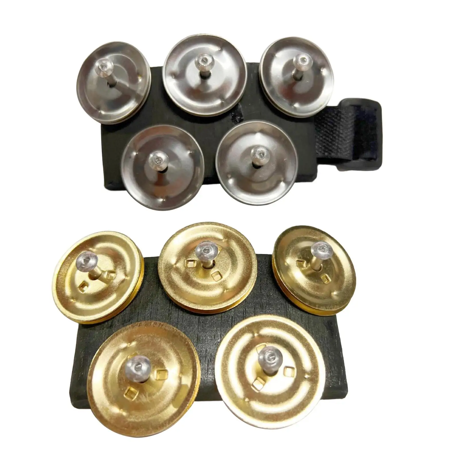 Foot-Tambourine-Percussion-Instrument-with-Metal-Bells-Portable-Drum ...