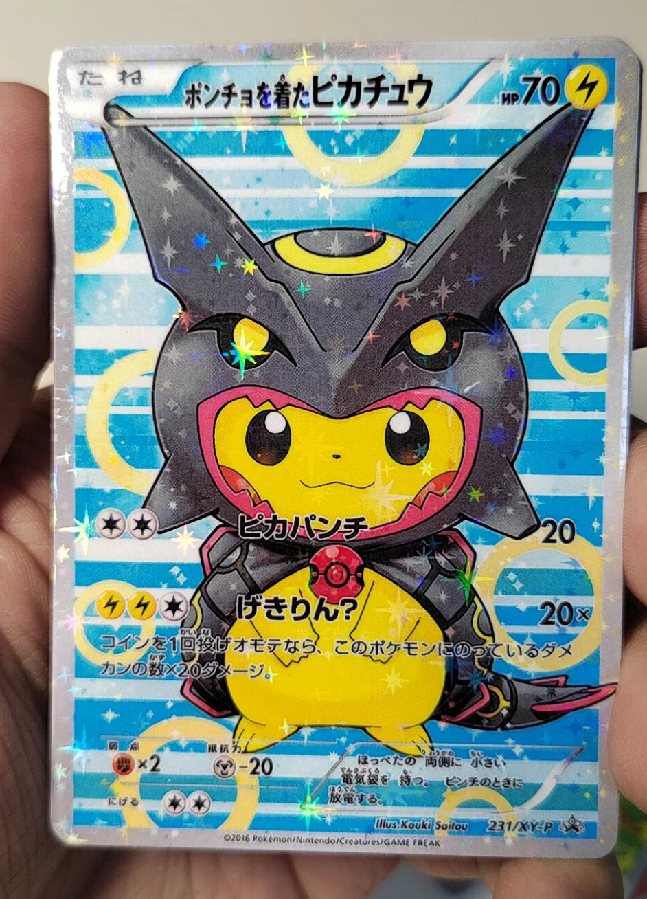Pokemon Cards Japanese Wear Pikachu Cosplay Diy Wear.pikachu P.m ...