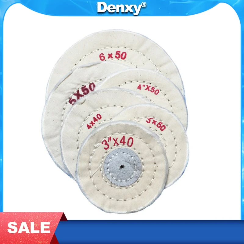 10pcs Dental White Cloth Round Flannel Wheel Dental Lab Denture Cloth ...