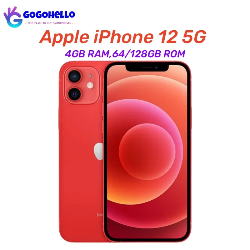 Apple-iPhone-12-Original-4GB-de-RAM-64GB-128GB-de-ROM-6-1-OLED-Super ...