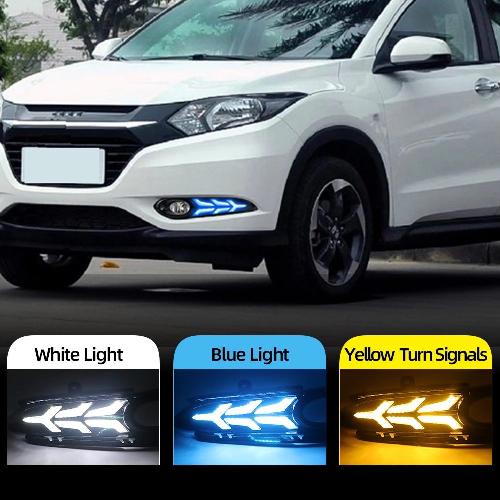 Car Flashing 2pcs LED For Honda HRV HR-V Vezel 2015 2016 2017 2018 LED ...