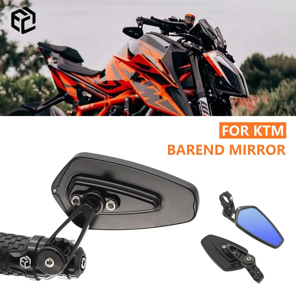 Motorcycle-Bar-End-Mirror-Rearview-Side-Handelbar-Mirrors-For-KTM-Duke ...