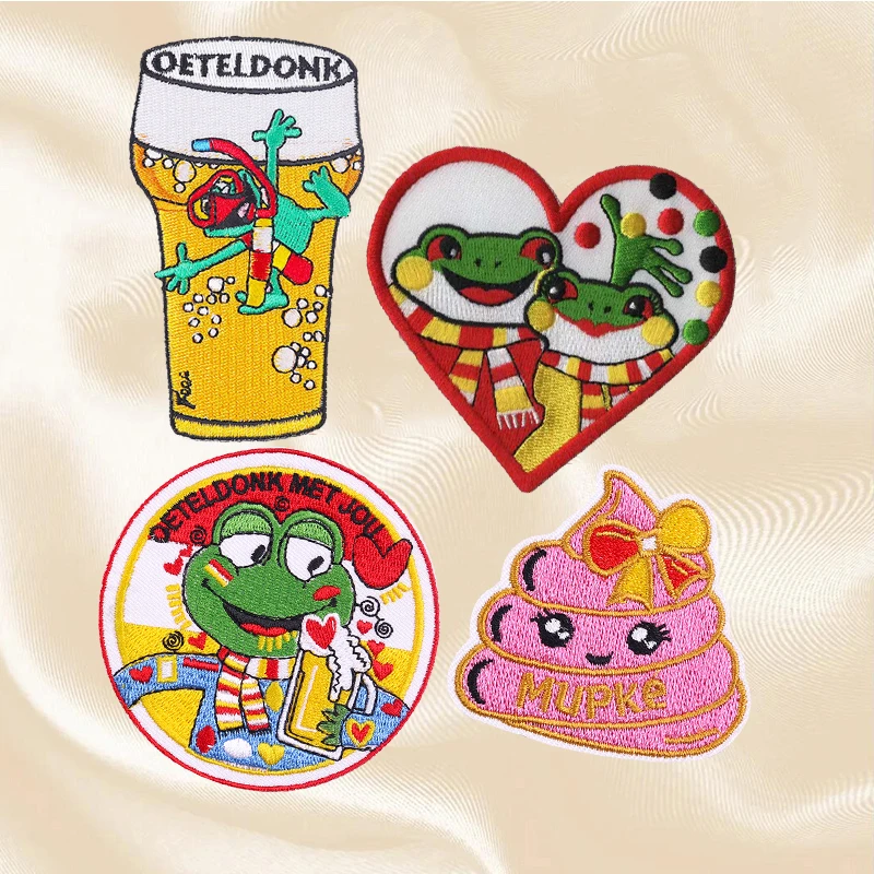 2024New Set Oeteldonk Carnival Emblem Embroidery Patches For Clothing ...