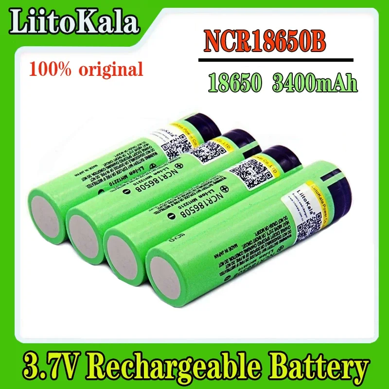2019 Liitokala 18650 3400mah New Original Ncr18650 3400
