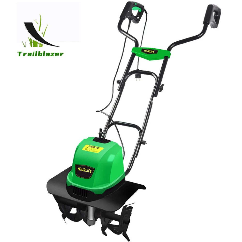 Electric Mini Tiller Soil Digging Tools Small Ploughing Machine For ...