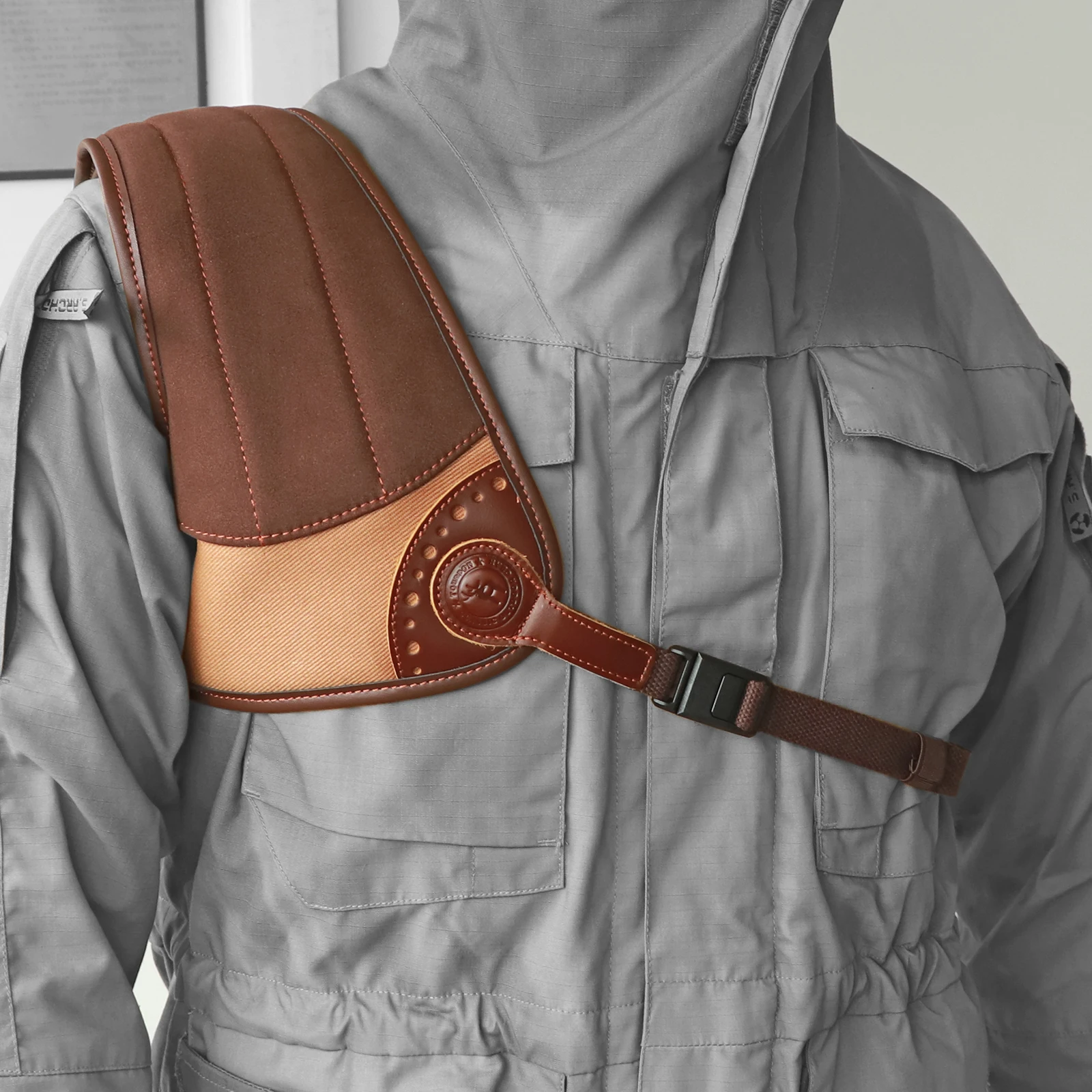 Tourbon-Hunting-Accessories-Canvas-Gun-Buttstock-Recoil-Shiled-Shotgun ...