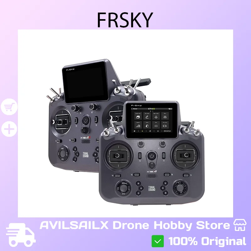 FrSky X18R/X18RS Remote Controller | ETHOS System 24CH 900M/2.4G Dual ...