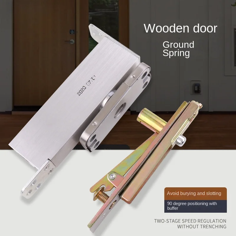 Surface-Mount-Floor-Spring-Hinge-Closer-Wooden-Aluminum-frame-door ...