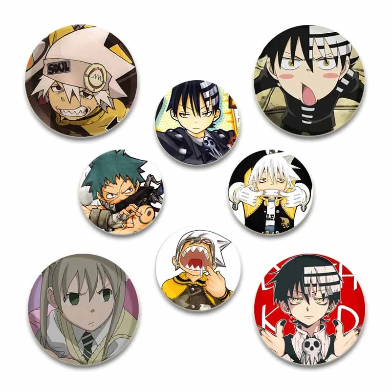 58-44-32mm-Anime-Soul-Eater-Round-Pins-Cartoon-Badges-Cosplay-Handmade ...