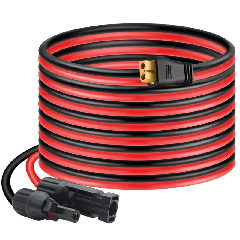6m/20FT 3m/10FT 12AWG Solar Panel Connector to XT60 Cable for ALLPOWERS ...