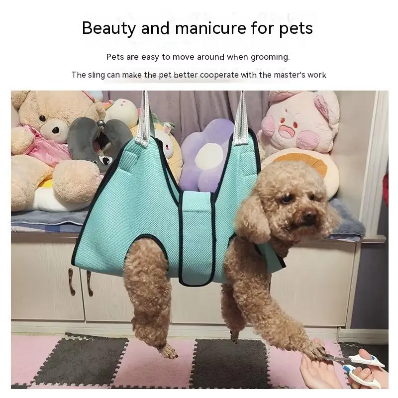 Pet-Beauty-Hammock-Hanging-Pet-Dog-Grooming-nail-cutting-anti-scratch ...