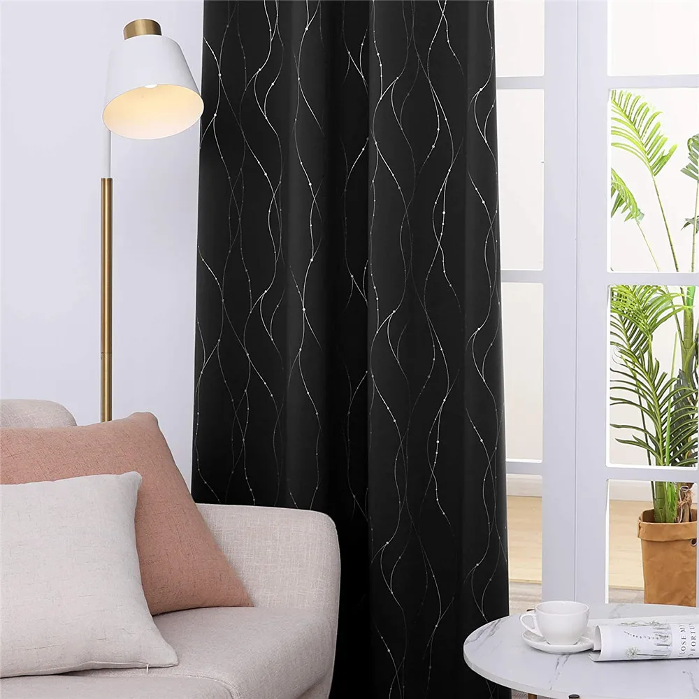 Modern-High-Shading-Curtains-For-Living-Room-Bedroom-Insulated-Striped ...
