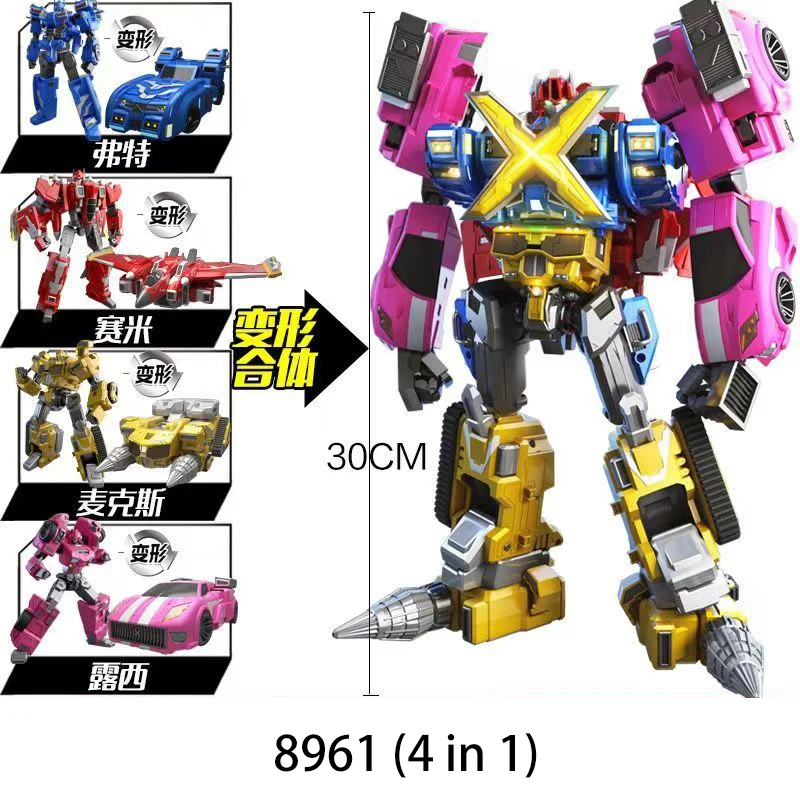 Mini Force Super Dinosaur Power Transformation Robot Toys Figuras De