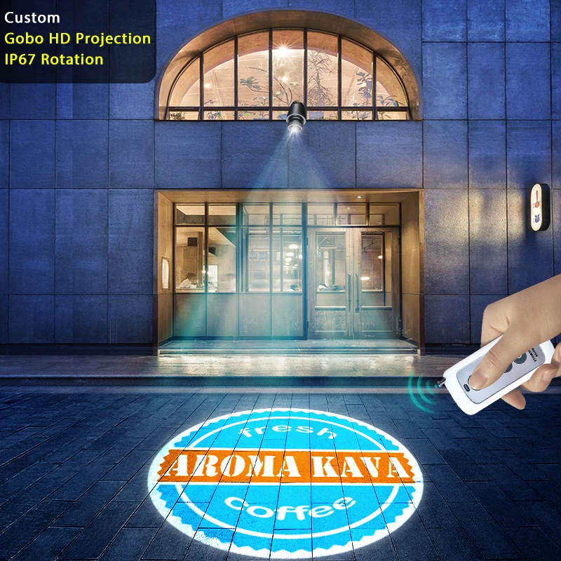 Custom Led Hd Indoor Door Head Projector Outdoor Waterproof Rotating ...