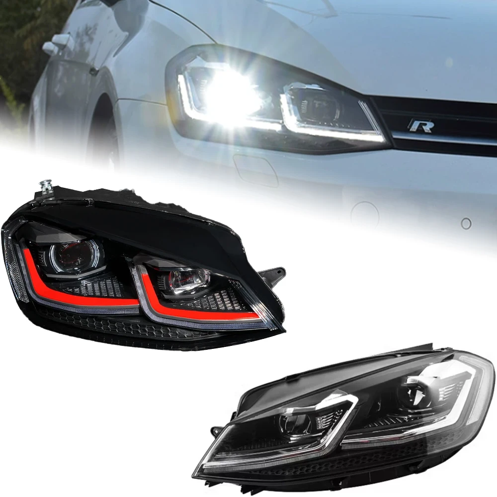 AKD-Car-Styling-for-VW-Golf-7-MK7-LED-Headlight-Golf7-5-R-LINE-Design ...