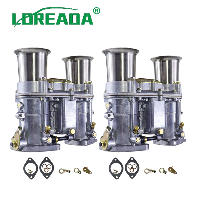 2PCS-48-IDA-Weber-Vertical-Carburetor-Carburador-Carb-Assy-W-Gasket-Air ...