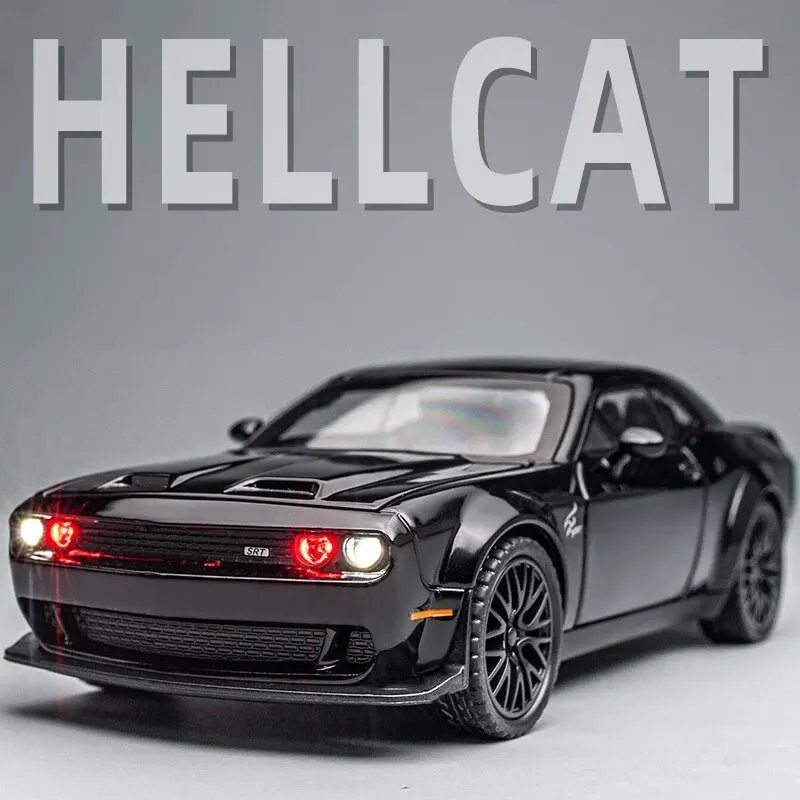 Dodge Challenger Hellcat Toy Car for 1: 32 Scale Die Cast Metel Cars ...