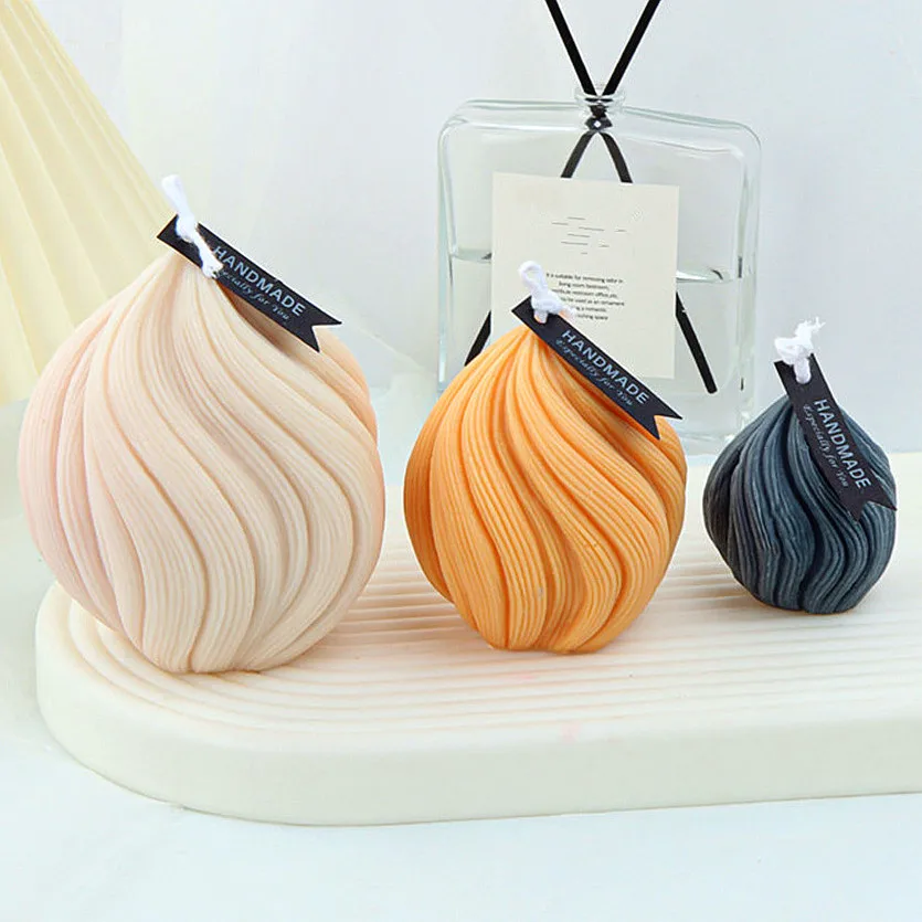 3D-Onion-Shape-Geometry-Candles-Silicone-Molds-Carved-Wavy-Candle ...