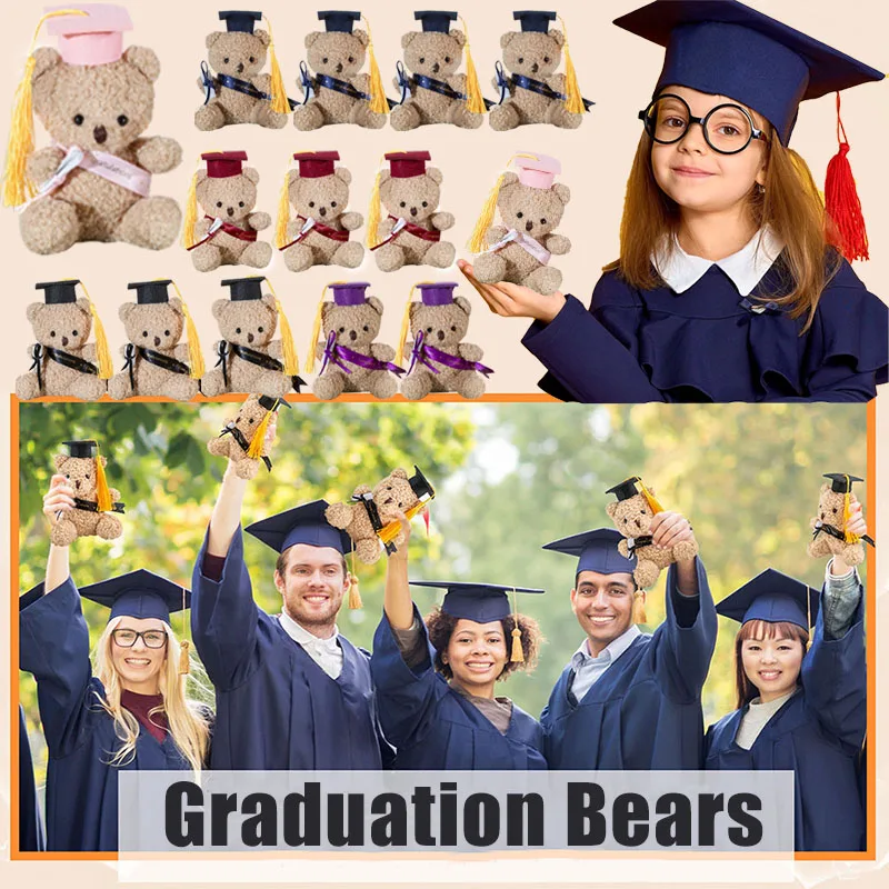 12-100Pcs Graduation Bear Bulk Graduation Teddies Bear for Graduation ...
