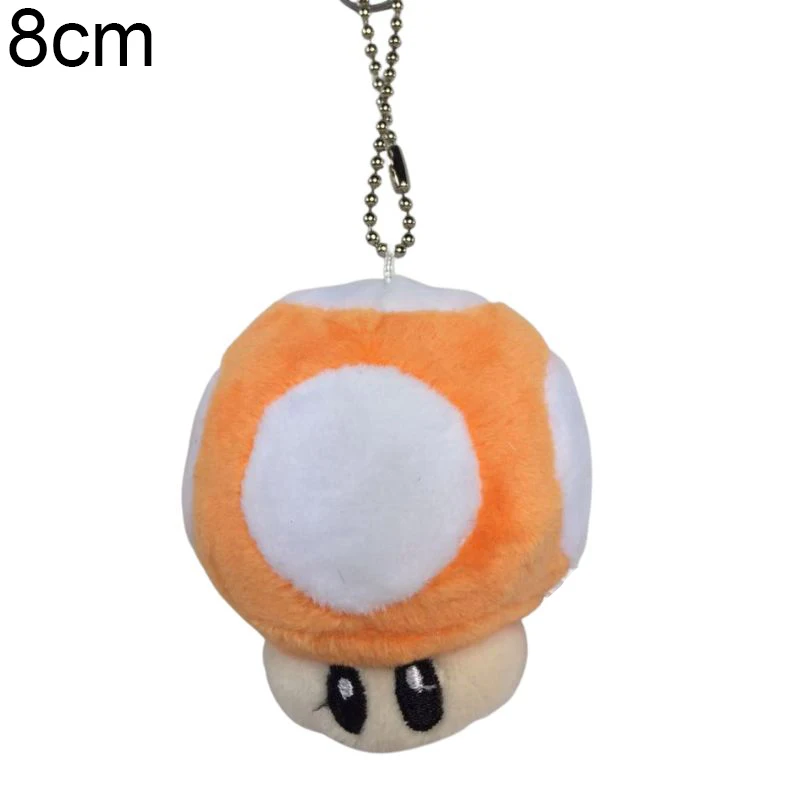 Kawaii Green Yoshi Anime Figure Plush Keychain Toys Stuffed Mushroom ...