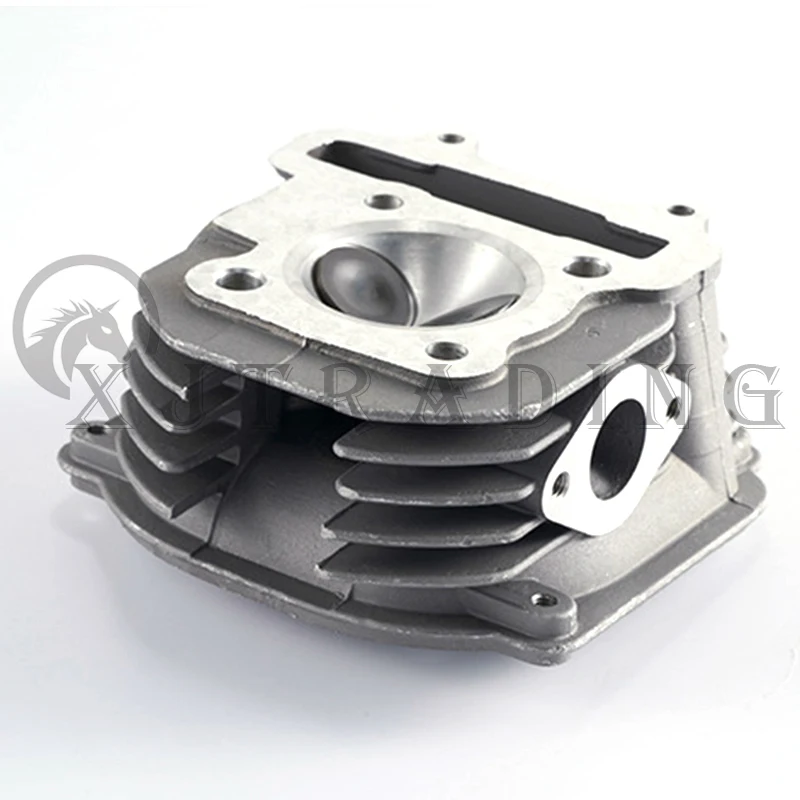 GY6 125cc 150cc Cylinder Head Assembly 52.5mm 57.4mm NON-EGR Scooter ...