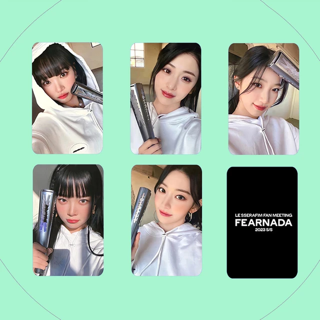 KPOP LE SSERAFIM Kartu Tanda Tangan Lightstick Kartu Foto, 53% OFF