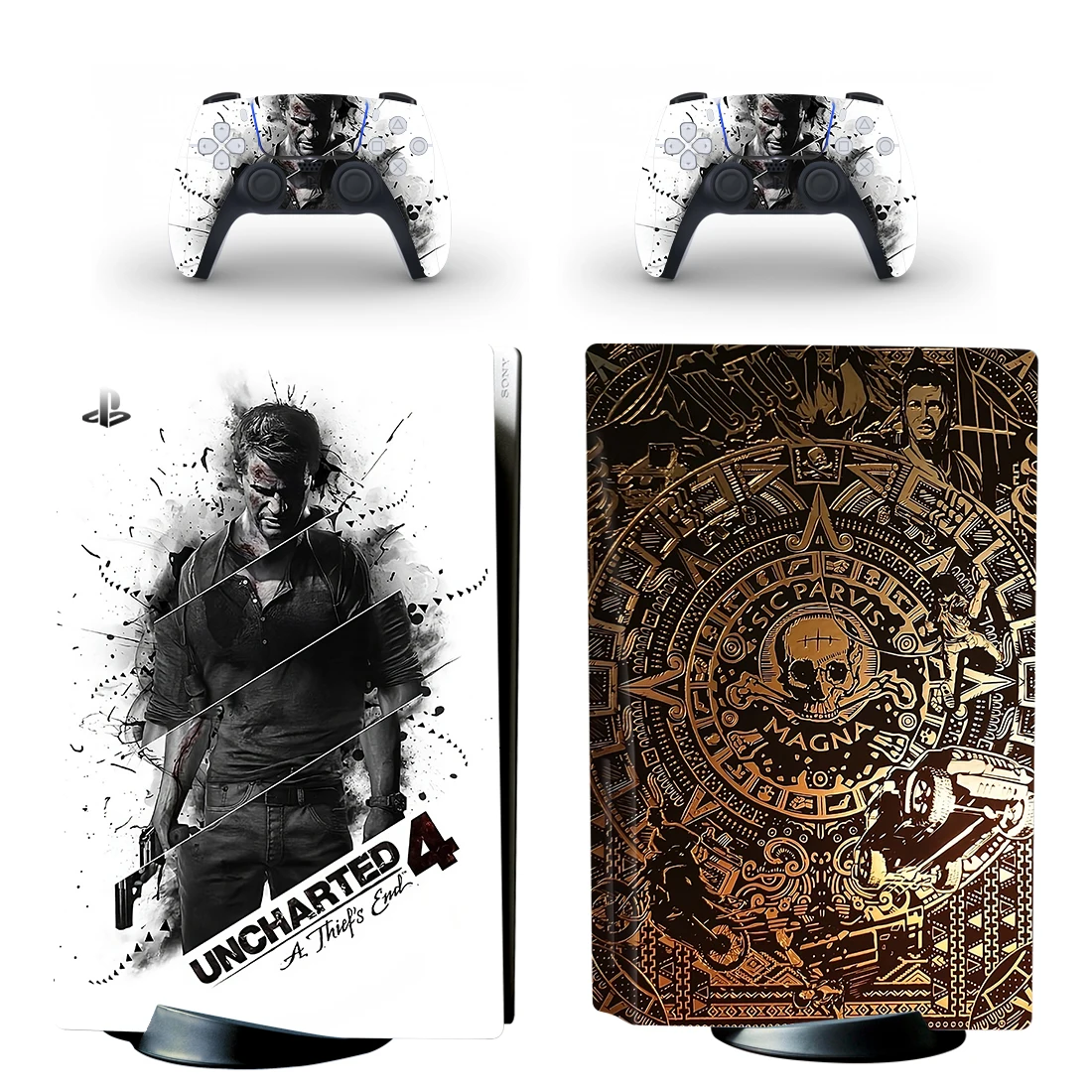 Uncharted 4 PS5 disco piel pegatina calcomanía cubierta para ...