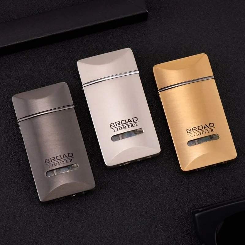 Lighter Torch Cigarette Gift Windproof Smoking Accessories Metal Gas ...