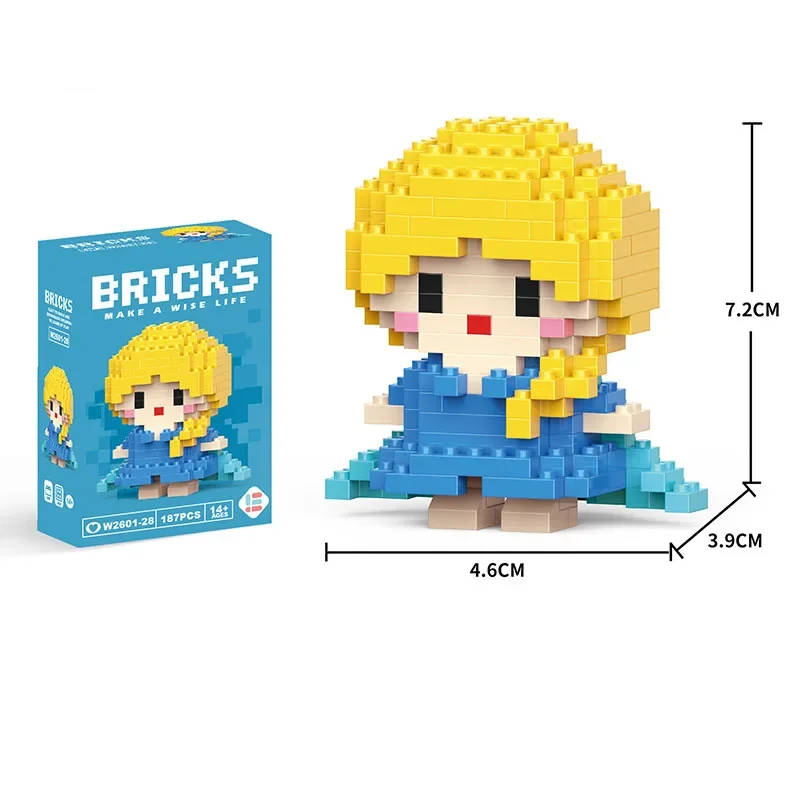 Bloques de construcción de Mickey Mouse Stitch Hello Kitty Personaje de ...