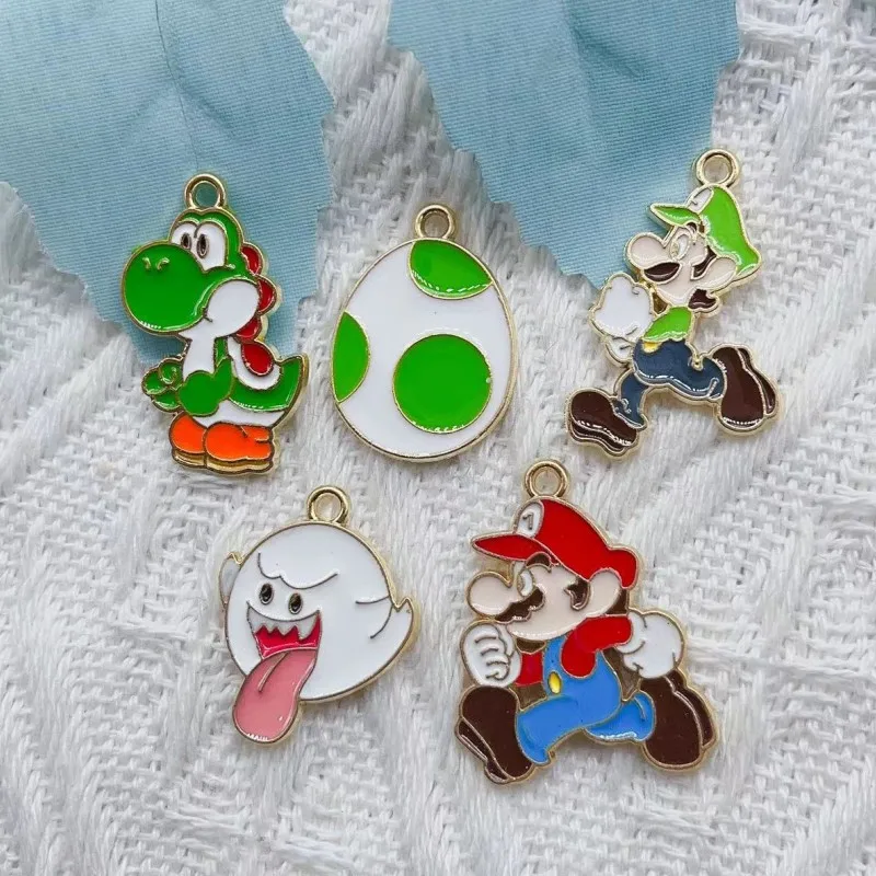 10pcs Cartoon Anime Drip Oil Alloy Charm Pendant Accessories DIY ...