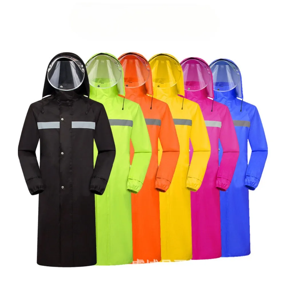 Thickened-Oxford-Cloth-One-piece-Raincoat-Outdoor-Duty-Reflective ...