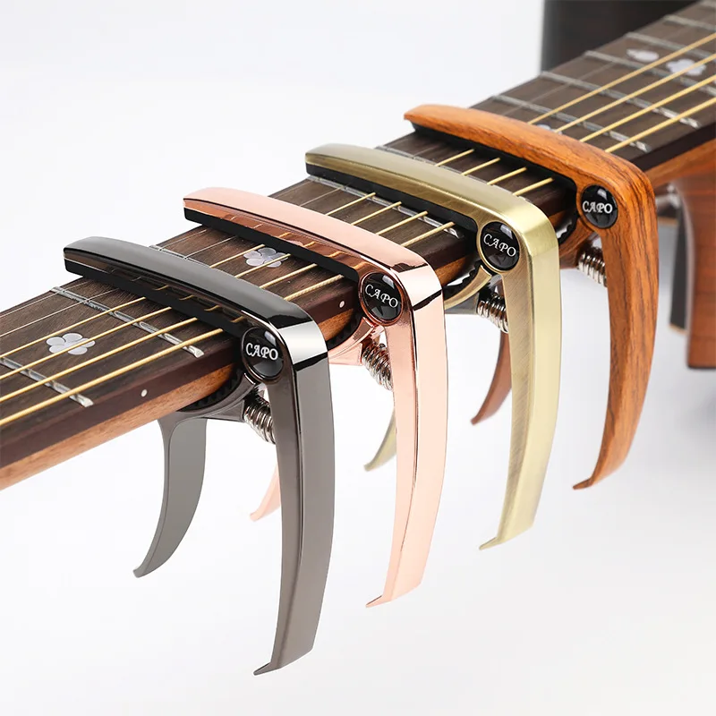 Metal Guitar Capo Aluminum Alloy Guitar Tuner Clamp Professional Key ...