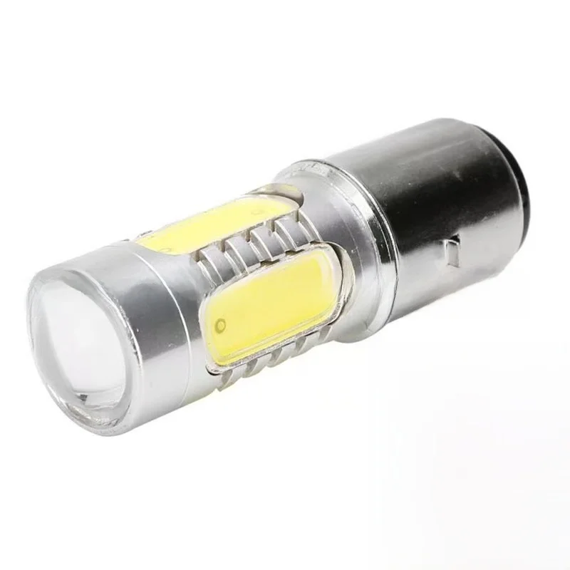 Motorcycle Headlight Bulb H4 H6 Double Claw 7.5W BA20D Far And near ...