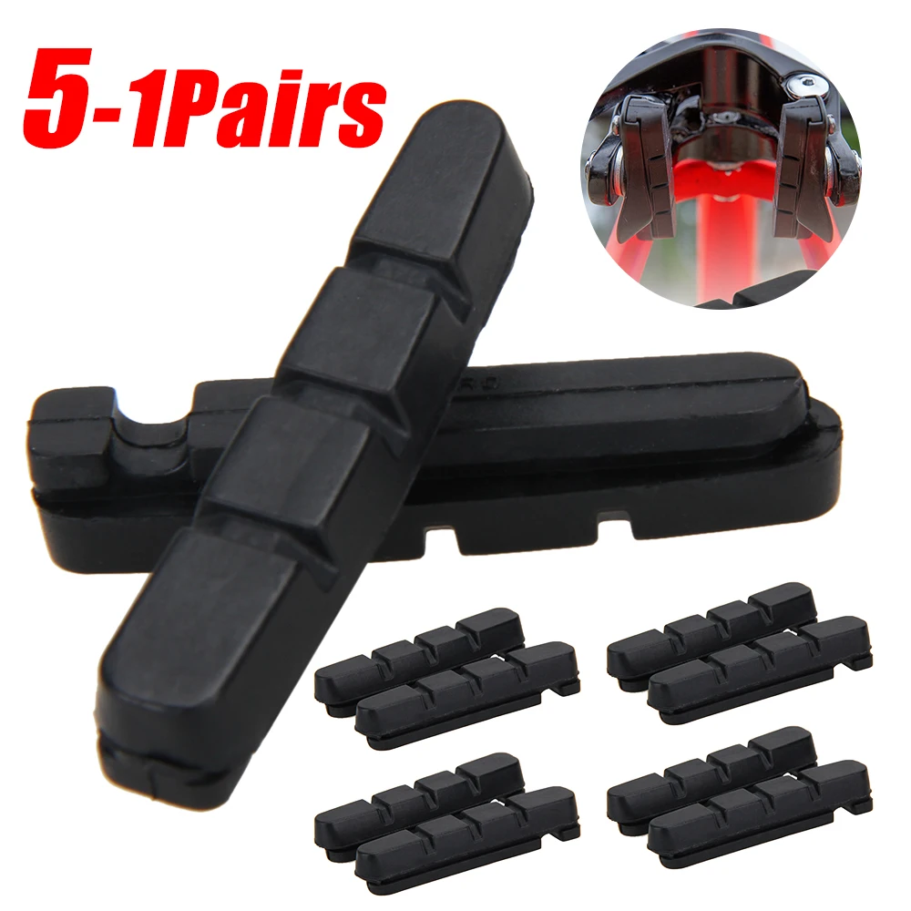 5-1Pairs-450TCR-Road-Bike-Brake-Pad-Bicycle-Carbon-Wheel-Cork-Wood ...
